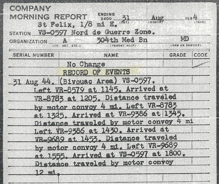 Help! VT, WX, VN As Locations on Morning Reports | WWII Research ...